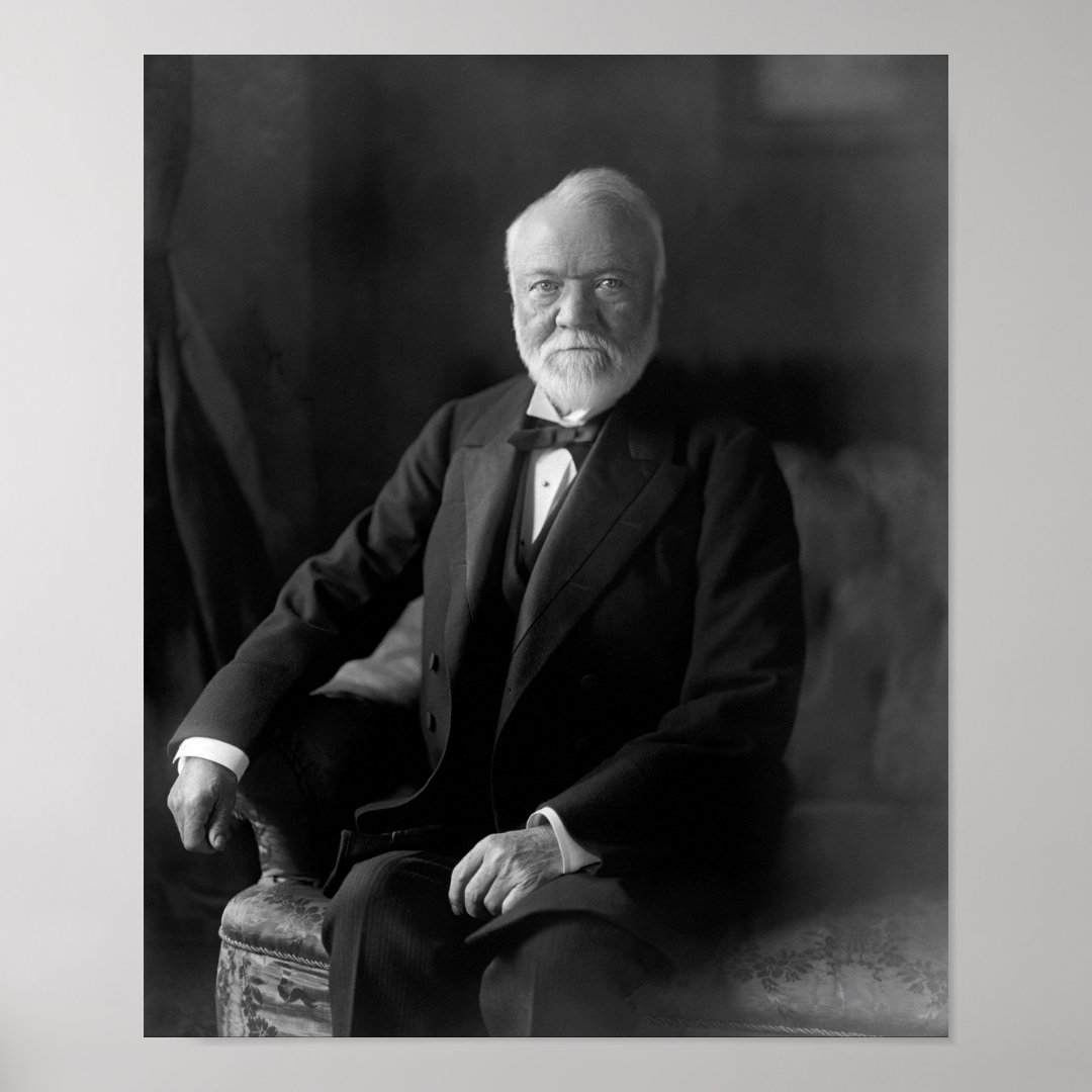 Andrew Carnegie Portrait - 1905 Poster | Zazzle