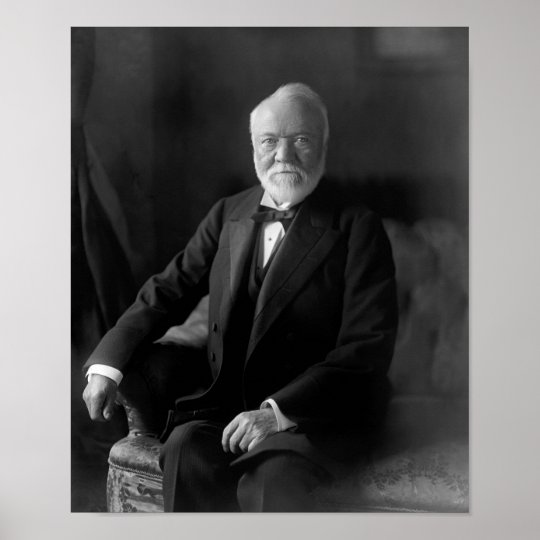 Andrew Carnegie Portrait - 1905 Poster | Zazzle.com