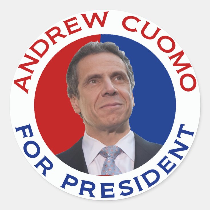 Andrew Cuomo For President Classic Round Sticker | Zazzle