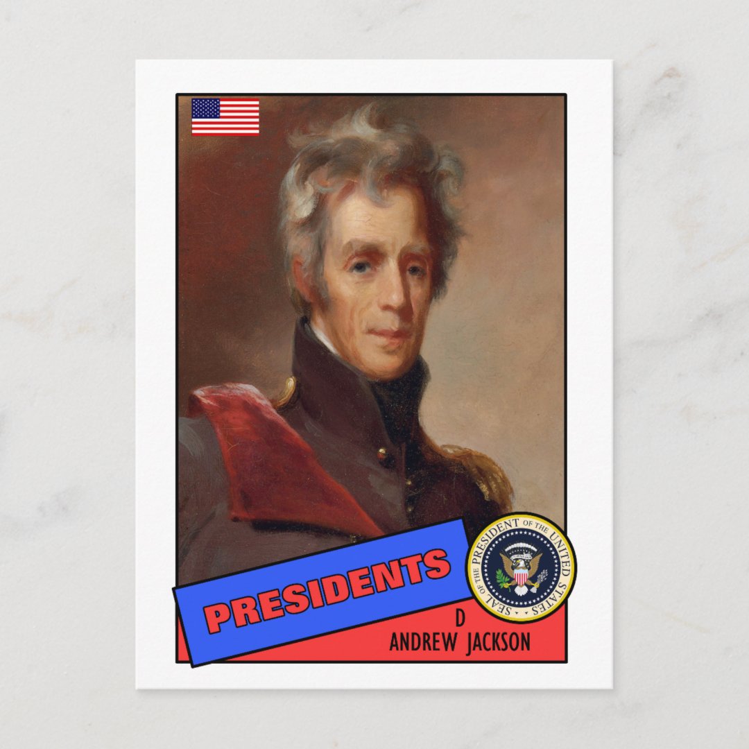 Andrew Jackson Baseball Card | Zazzle