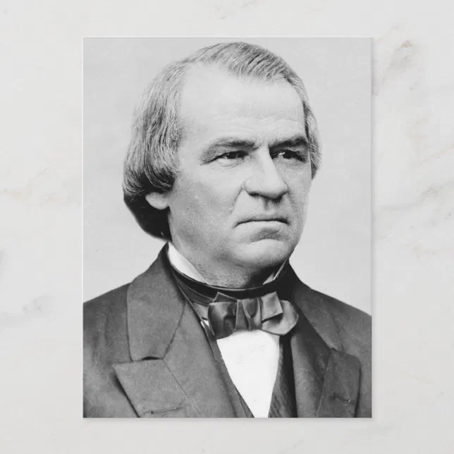 Andrew Johnson Postcard | Zazzle