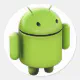 Android logo classic round sticker | Zazzle