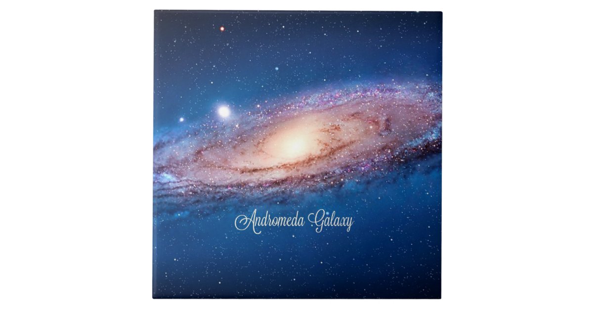 Andromeda Galaxy Ceramic Tile | Zazzle