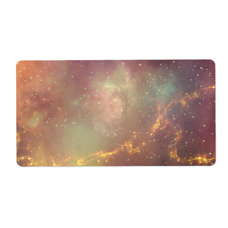 Andromeda galaxy milky way cosmos universe label | Zazzle