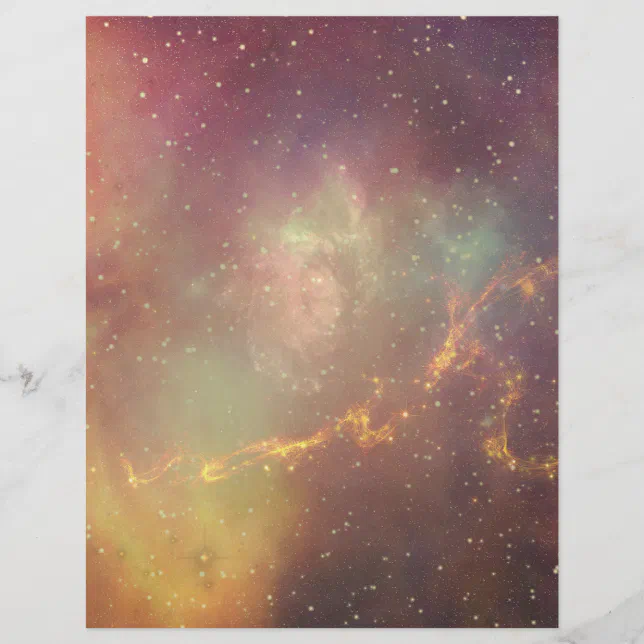 Andromeda galaxy milky way cosmos universe letterhead | Zazzle