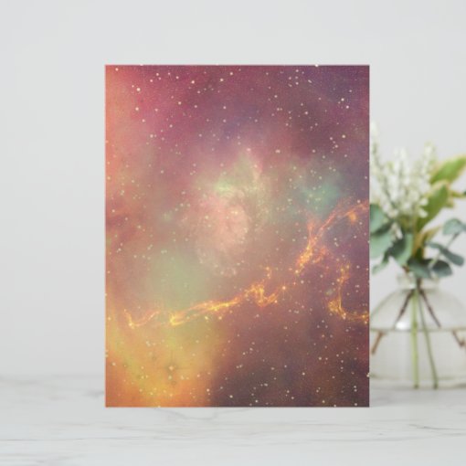 Andromeda galaxy milky way cosmos universe letterhead | Zazzle
