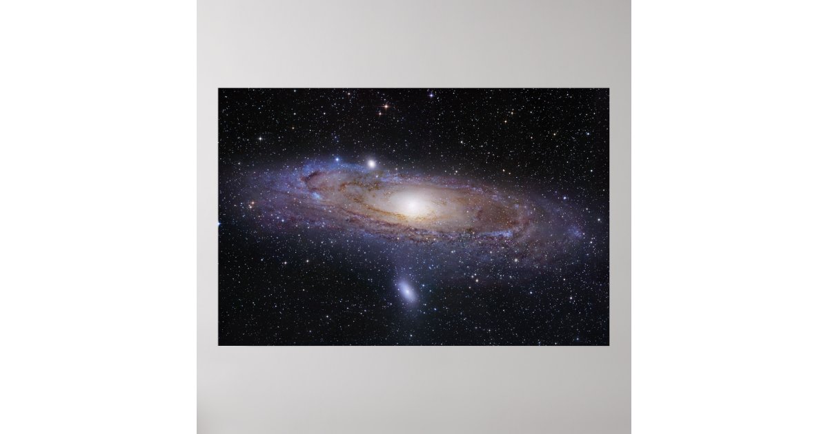 Andromeda Galaxy Poster | Zazzle