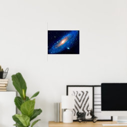 Andromeda Galaxy Poster | Zazzle