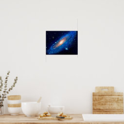 Andromeda Galaxy Poster | Zazzle