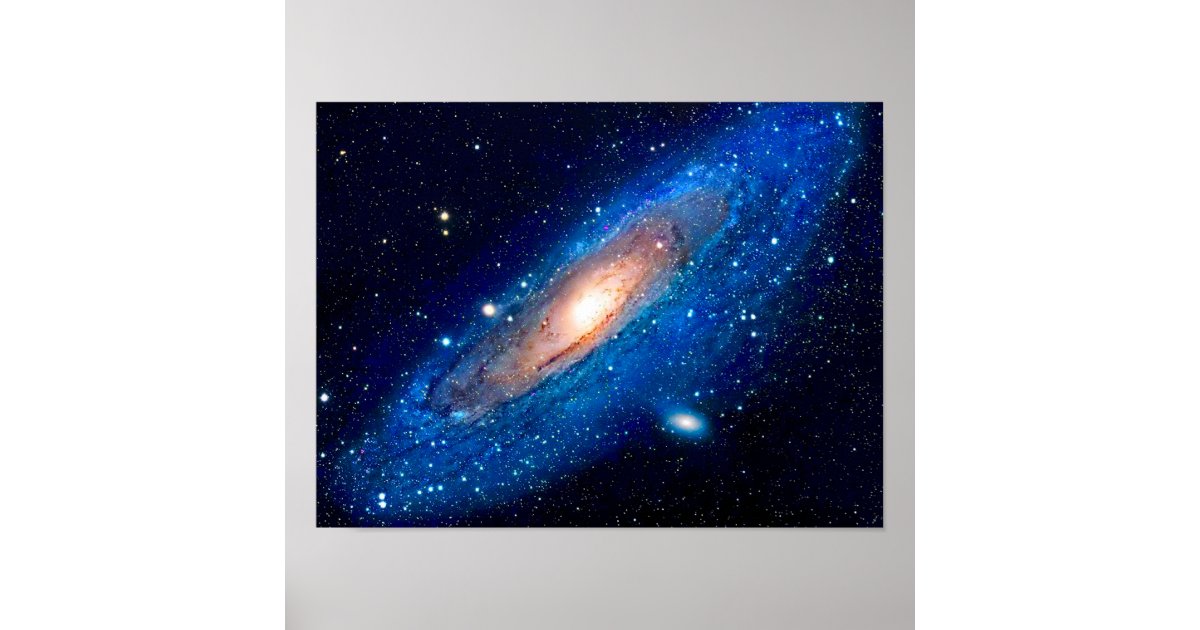 Andromeda Galaxy Poster | Zazzle