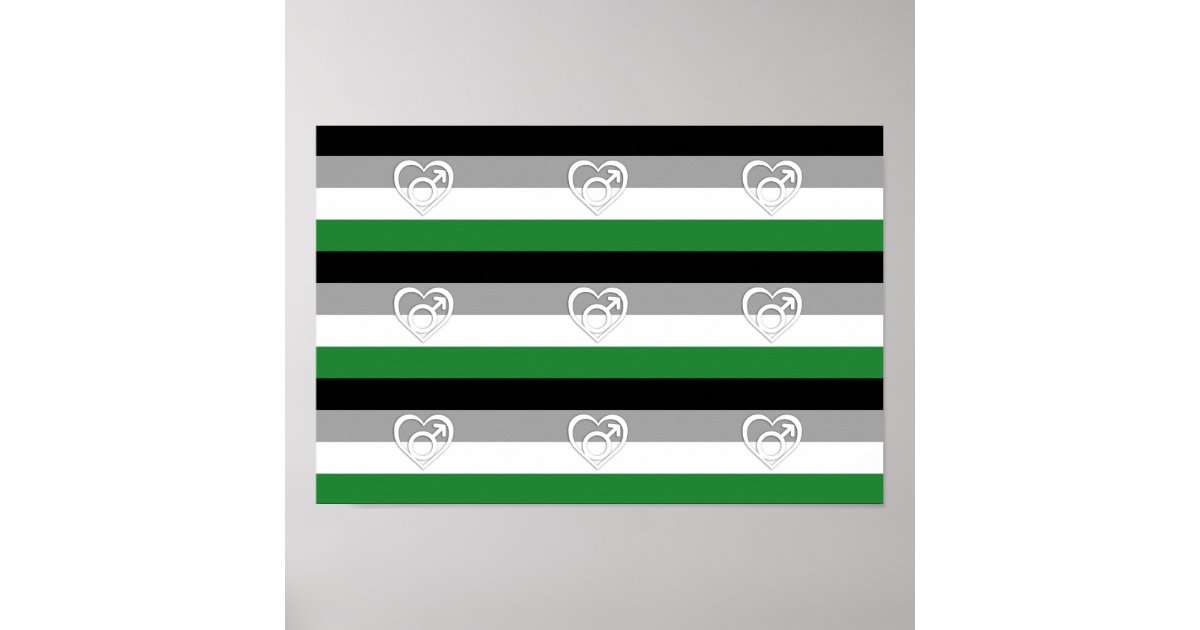 ANDROPHILIA FLAG PATTERN POSTER | Zazzle