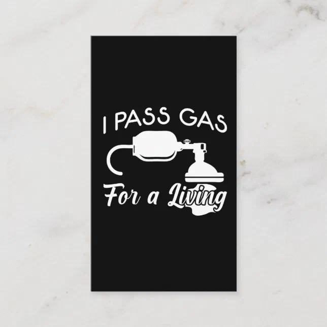 Anesthesiologist Anesthesia Nurse Anesthetists Gas Business Card | Zazzle