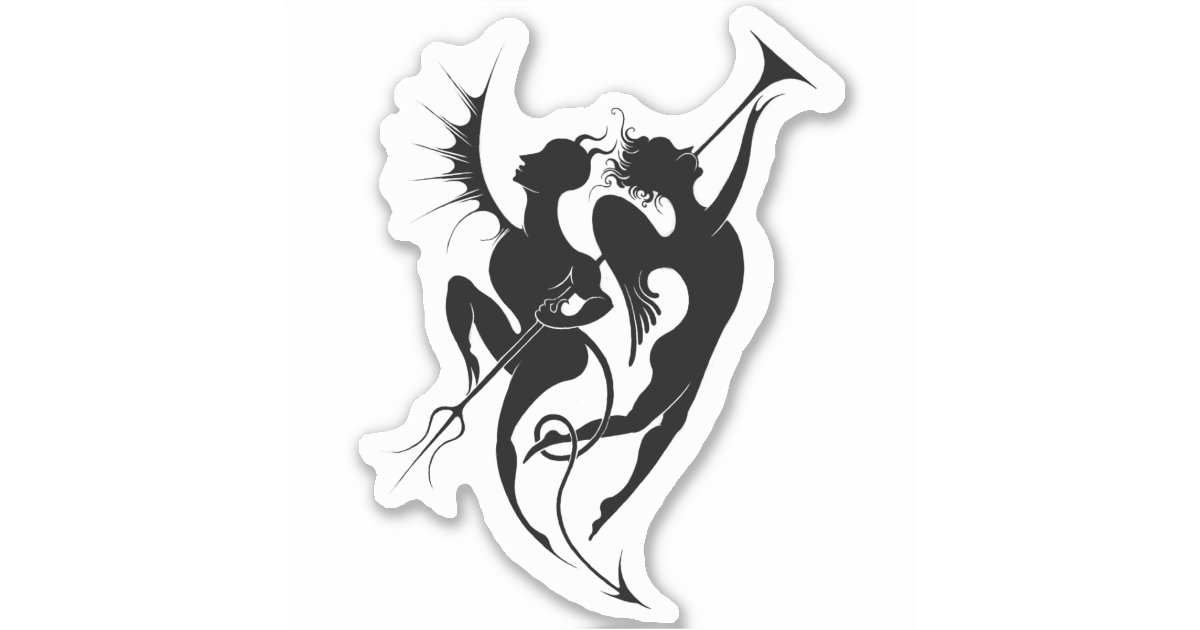 devil angel silhouette