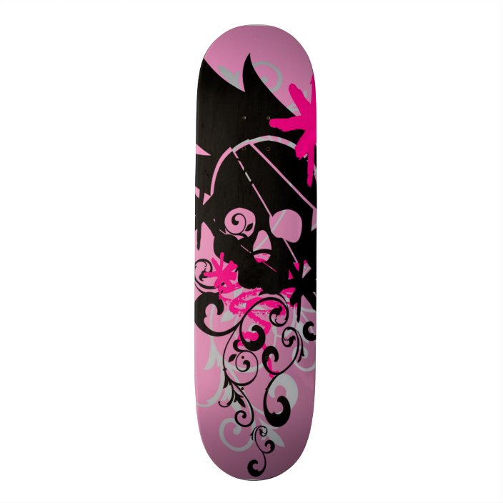 Angel Armor Japanese Punk Pink Skateboard | Zazzle.com