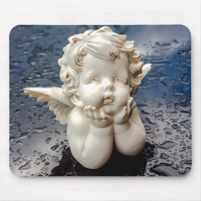 Angel Baby Wing Cupid Putto Amor Love Mouse Pad | Zazzle