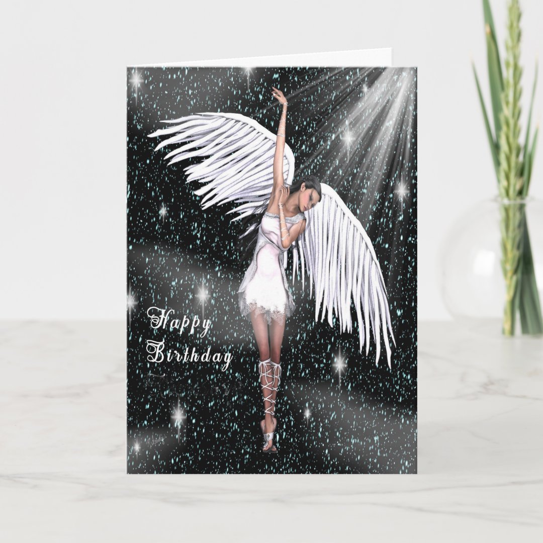 Angel Birthday Card | Zazzle