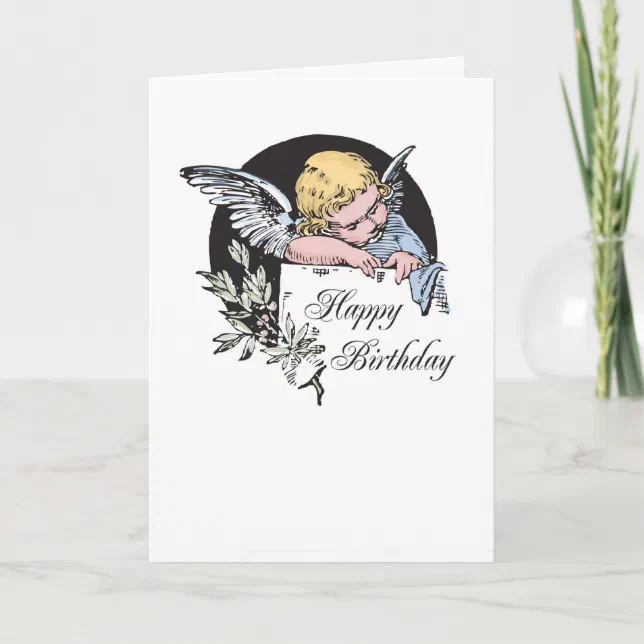 Angel Birthday Card | Zazzle