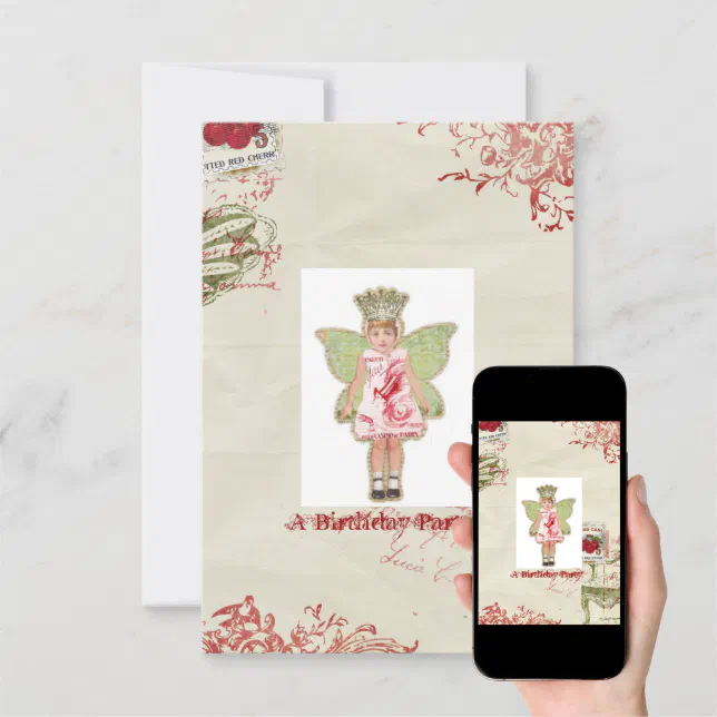 Angel Birthday invitation | Zazzle