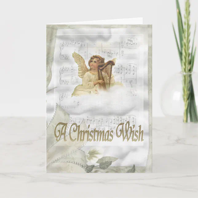 Angel Christmas Card | Zazzle