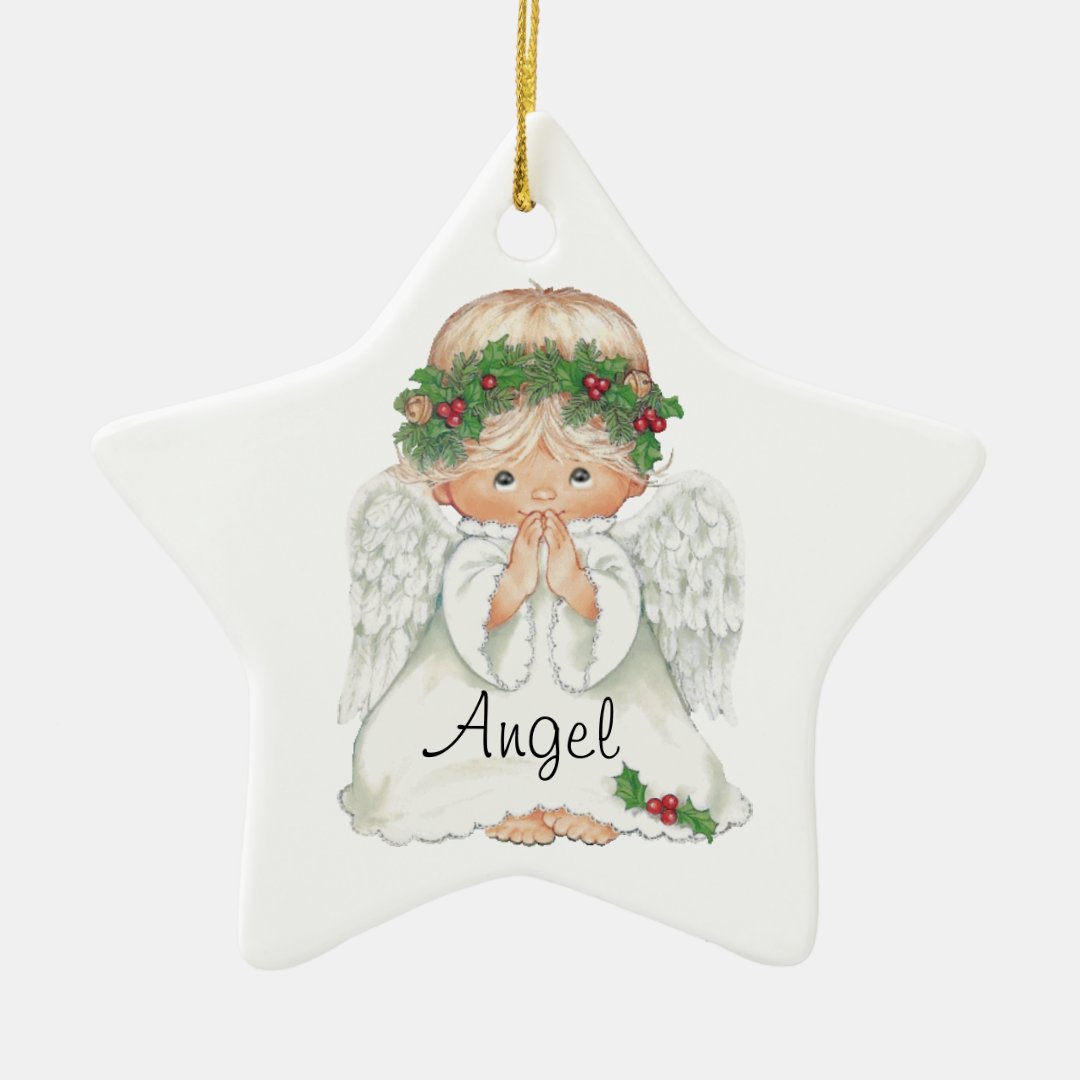 Angel Christmas Ornament | Zazzle