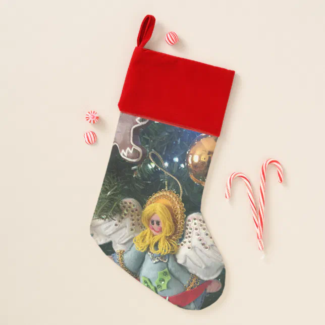 Angel Christmas Stocking | Zazzle