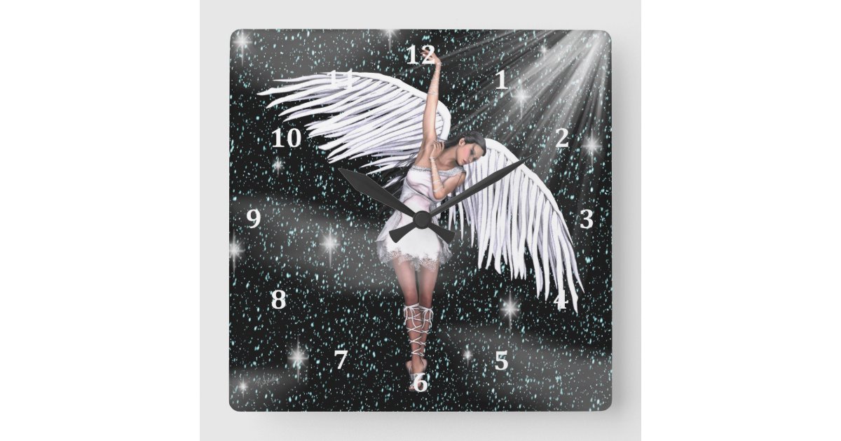 Angel Clock | Zazzle