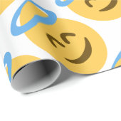 Angel Emoji Wrapping Paper | Zazzle
