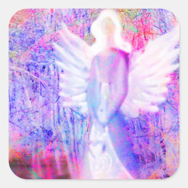Angel Glow Stickers | Zazzle