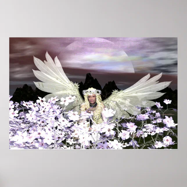 Angel Guardian Watch over Me Poster | Zazzle