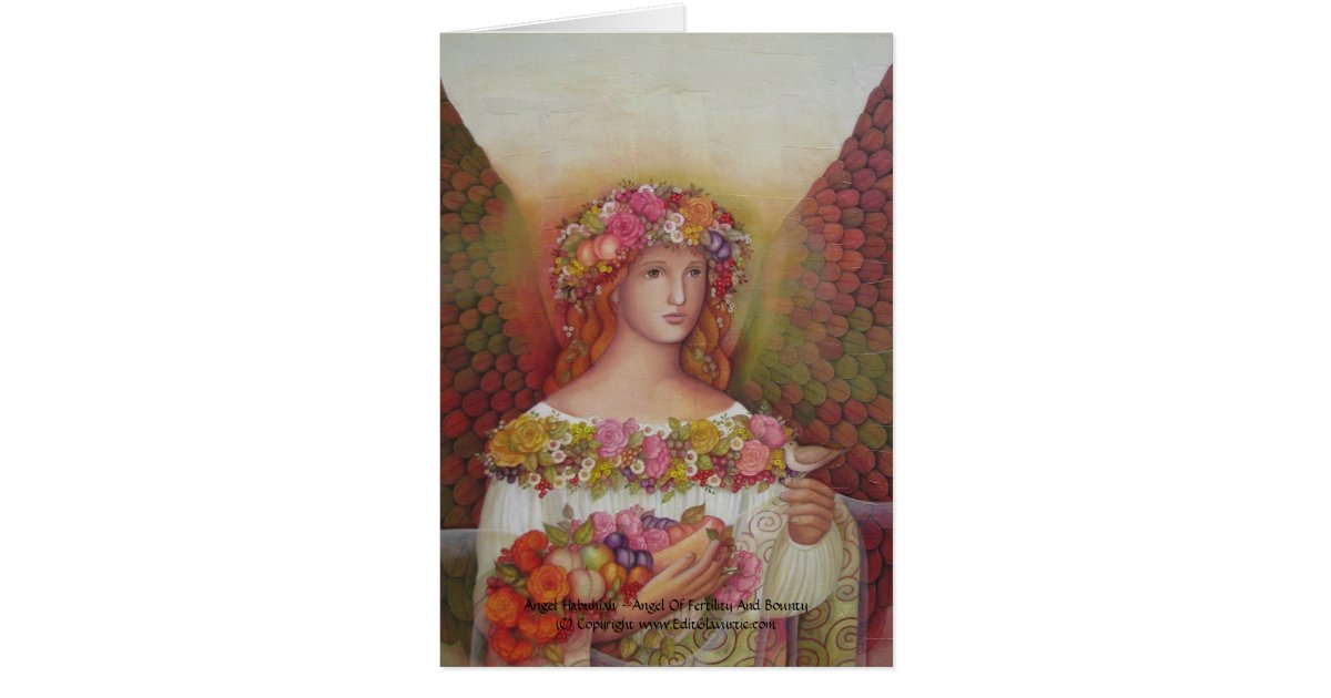 Angel Habuhiah Card | Zazzle