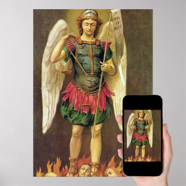 Angel Holy Archangel Michael Poster | Zazzle
