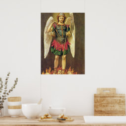 Angel Holy Archangel Michael Poster | Zazzle
