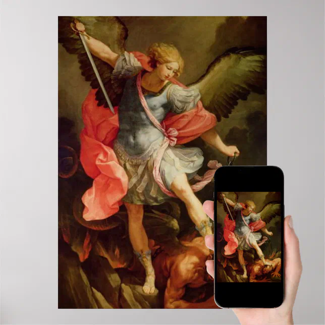 Angel Holy Archangel St. Michael Poster | Zazzle