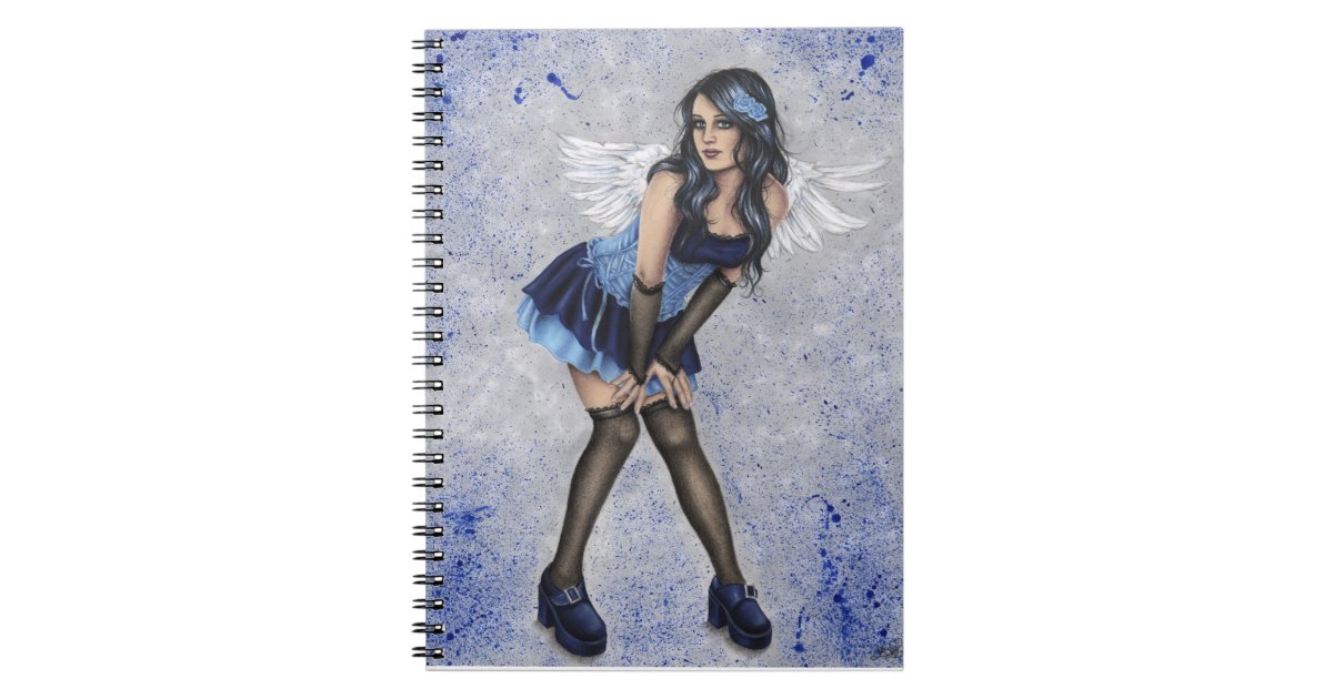 Angel in blue Notebook | Zazzle