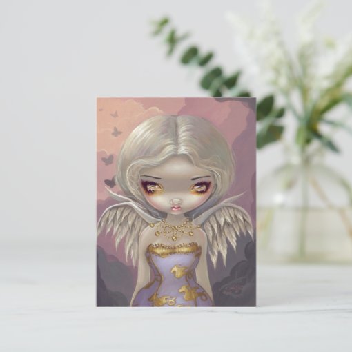 "Angel in Lilac" Postcard | Zazzle