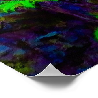 Angel & Lamp Poster | Zazzle