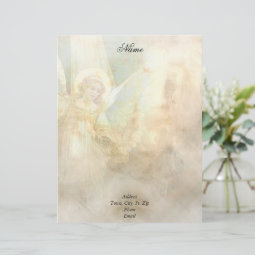 Angel Letterhead | Zazzle