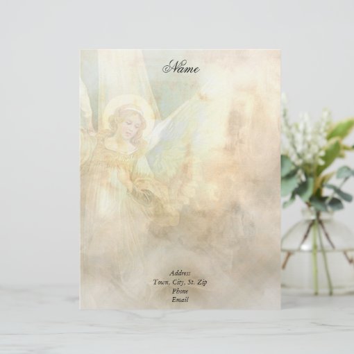 Angel Letterhead | Zazzle