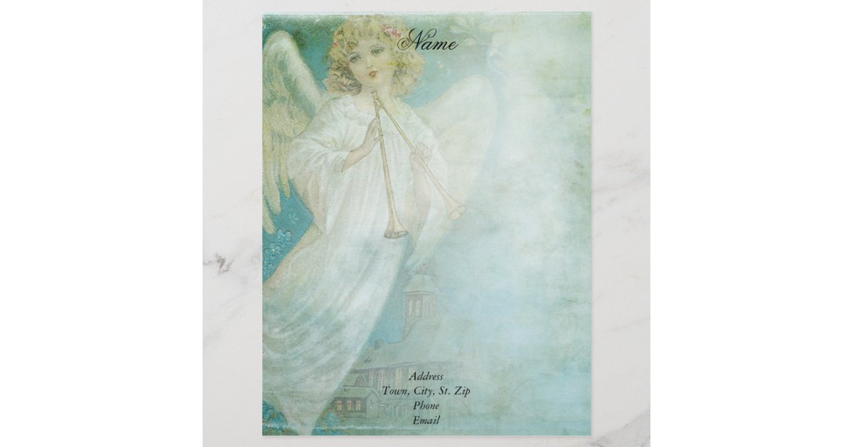 Angel Letterhead | Zazzle