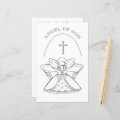 Angel Of God Prayer Coloring Page