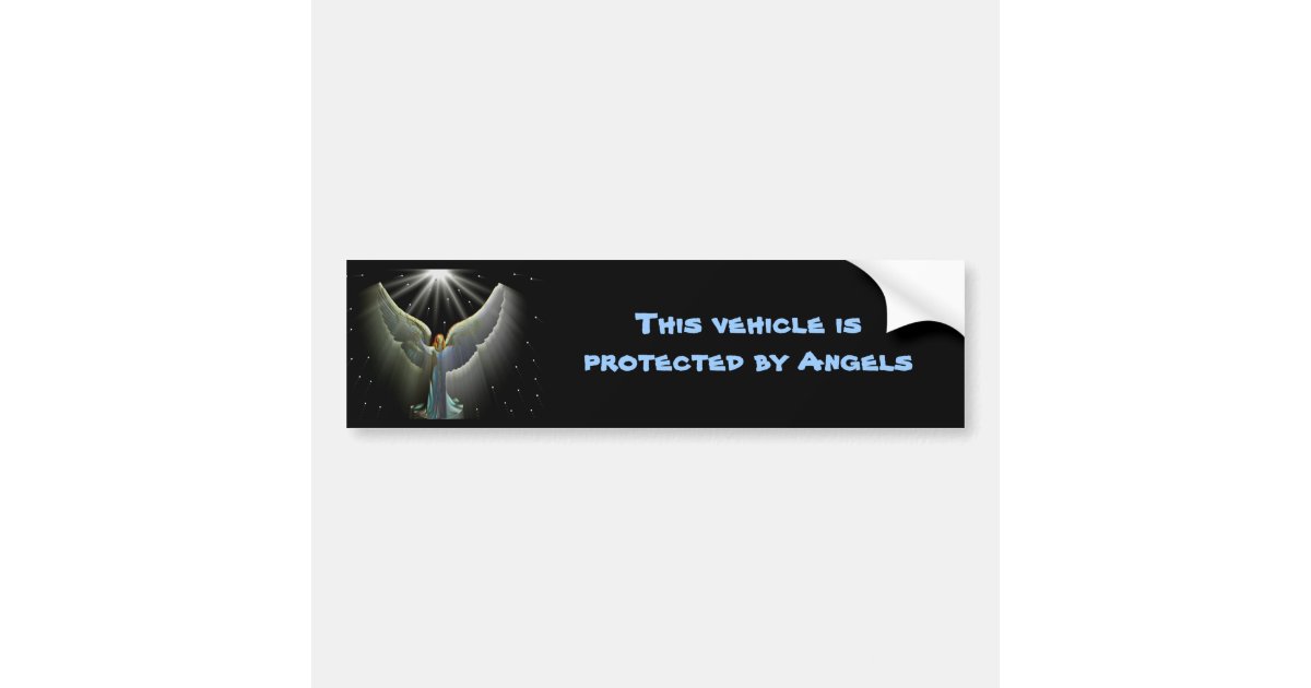 Angel Power Bumper Sticker | Zazzle