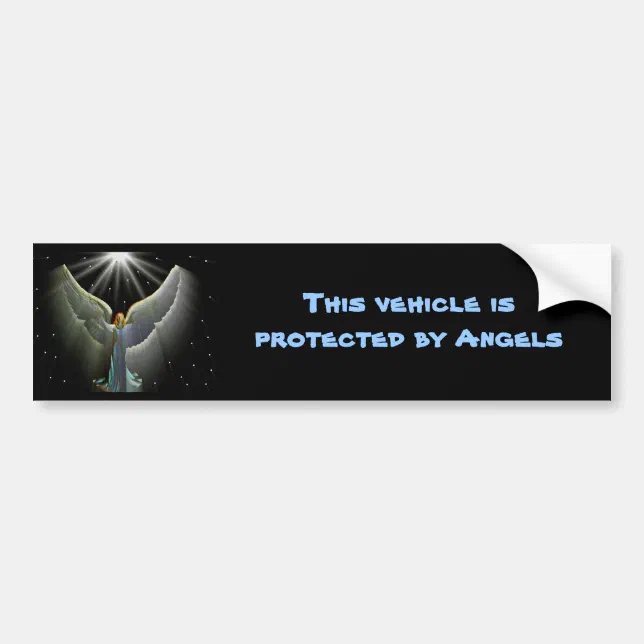 Angel Power Bumper Sticker | Zazzle