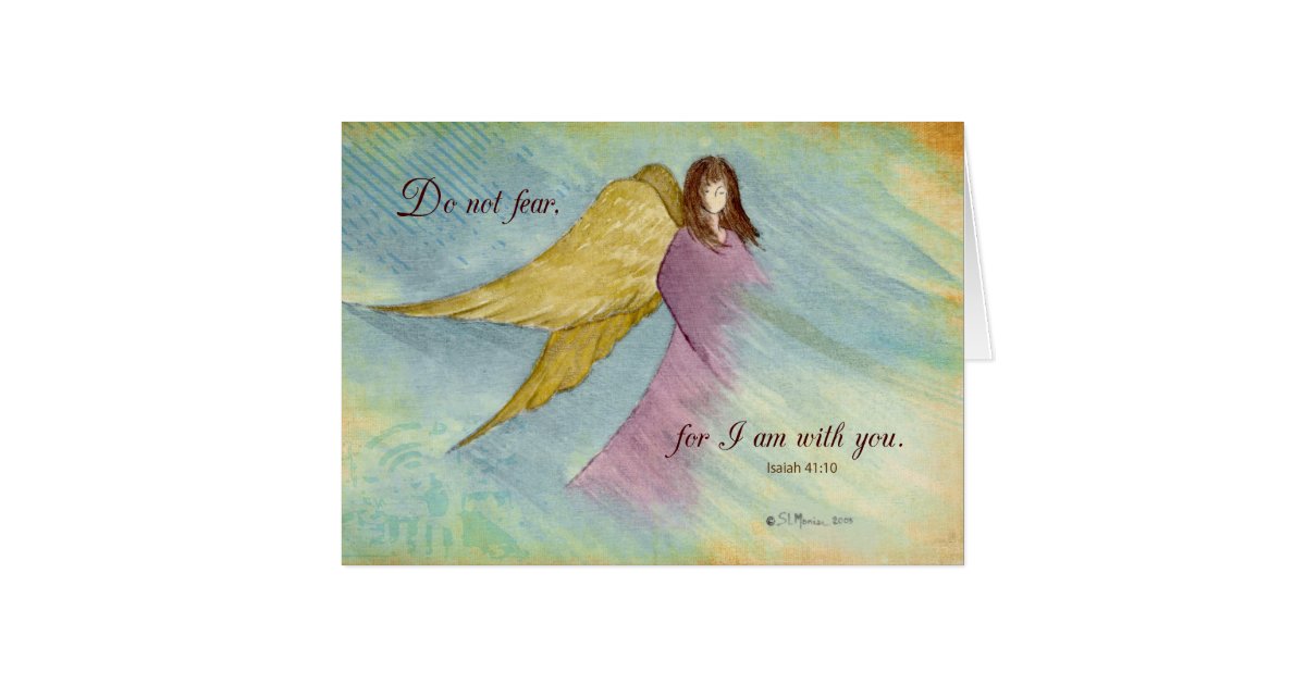 Angel Religious Thinking of You Card | Zazzle.com