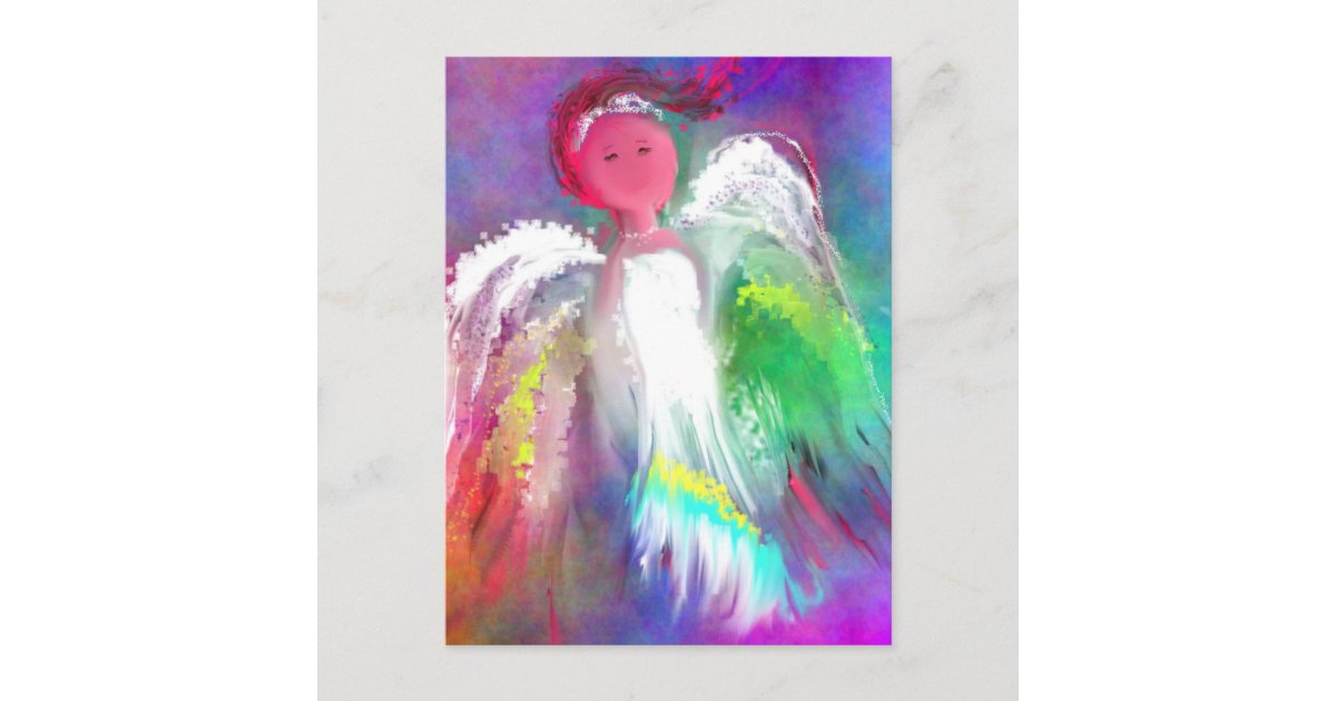 Angel Sparkle Postcard | Zazzle