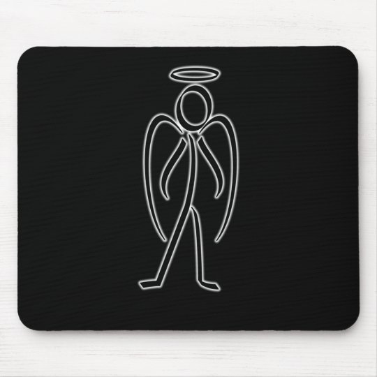 Angel - Stickman Mousepad | Zazzle.com
