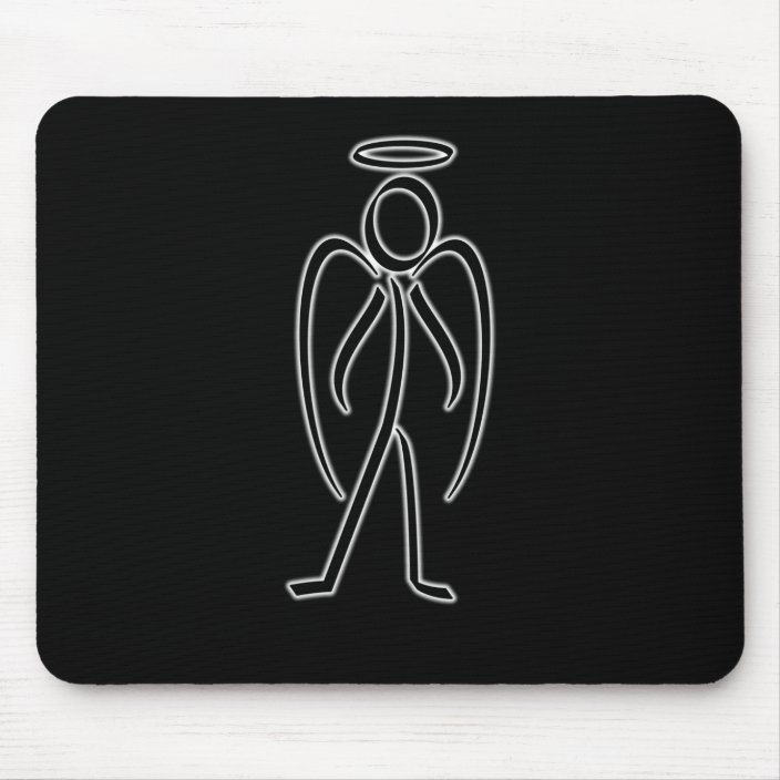 Angel - Stickman Mousepad | Zazzle.com