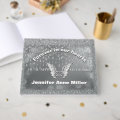 Angel Tears Silver Memorial Guest Book | Zazzle
