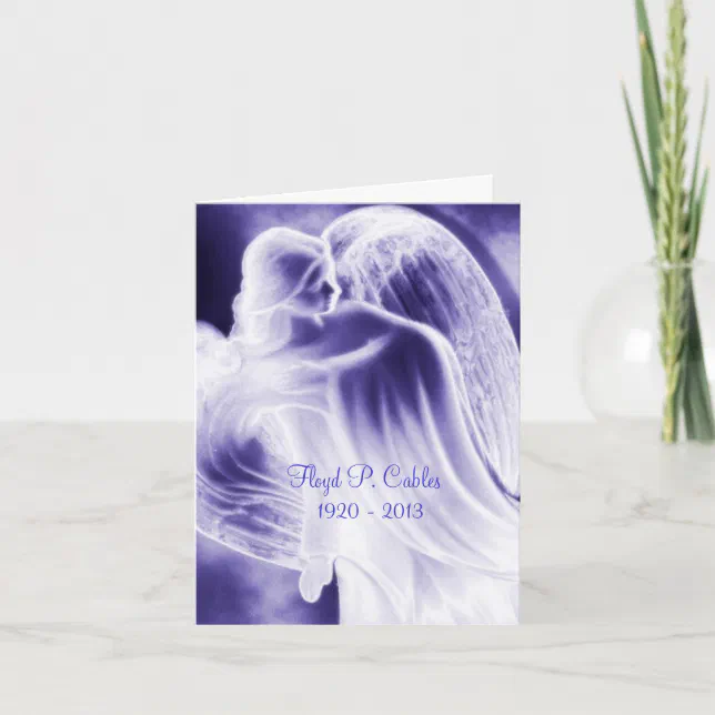 Angel Thank You Card | Zazzle