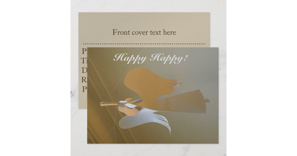 Angel trumpets invitation | Zazzle