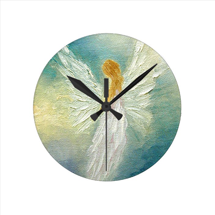 Angel Wall Clock | Zazzle.com